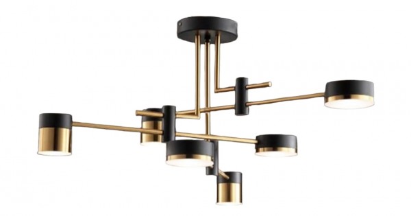 Modi Lighting 6'lı Eskitme Modern Avize Mod-Av-4491-6bsy-LED